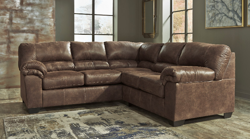 Ashley Furniture 12000-56-66 2 pc Bladen coffee fabric sectional sofa ...
