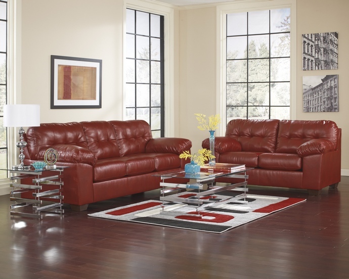 Ashley Furniture 20100-38-35 2 pc alliston collection salsa bonded ...