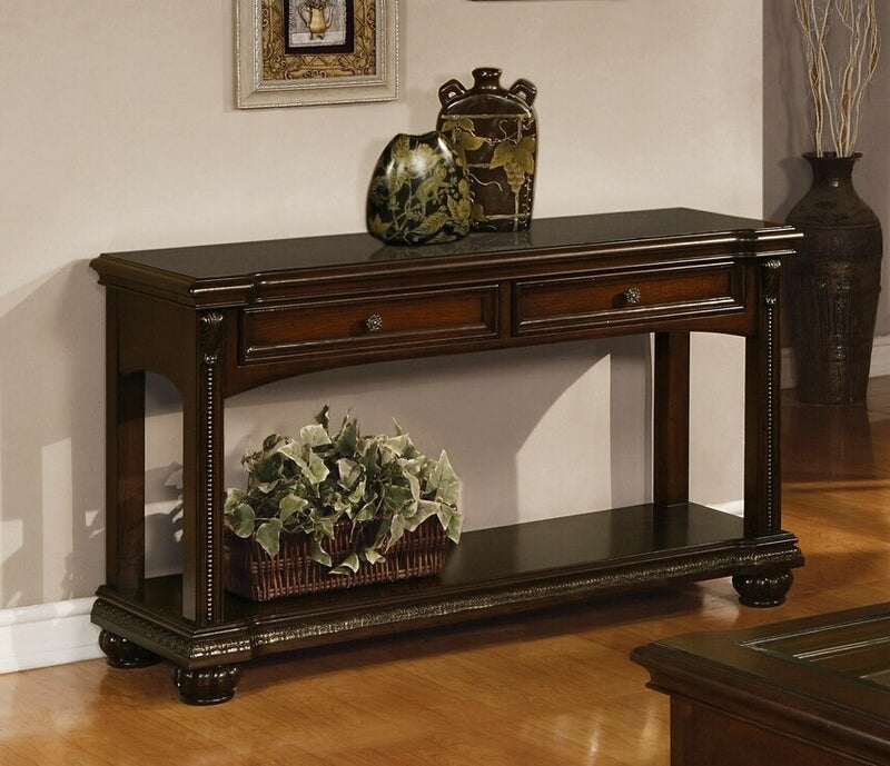 Acme 10324 A&J Homes studio anondale cherry finish wood sofa entry ...