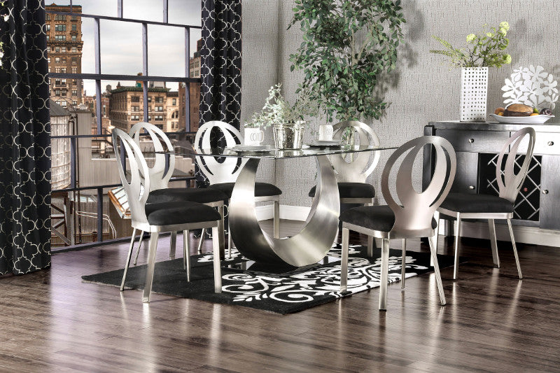 CM3726T-7PC 7 pc Hughes crossing orla modern style satin plated metal ...